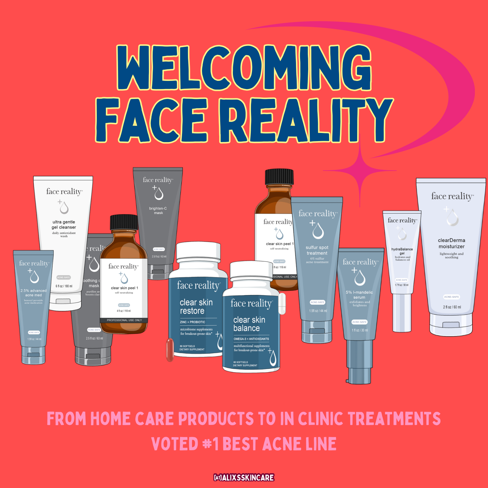 Face Reality #1 Acne Brand – Alix’s Skincare & Waxing